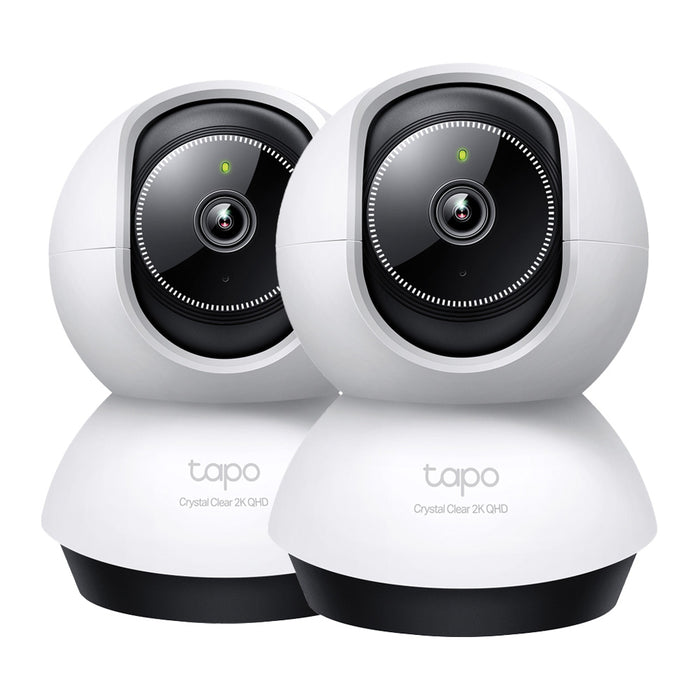 Tapo TC72(2-pack) | Pan Tilt Indoor Wi-Fi Camera, 2K QHD View